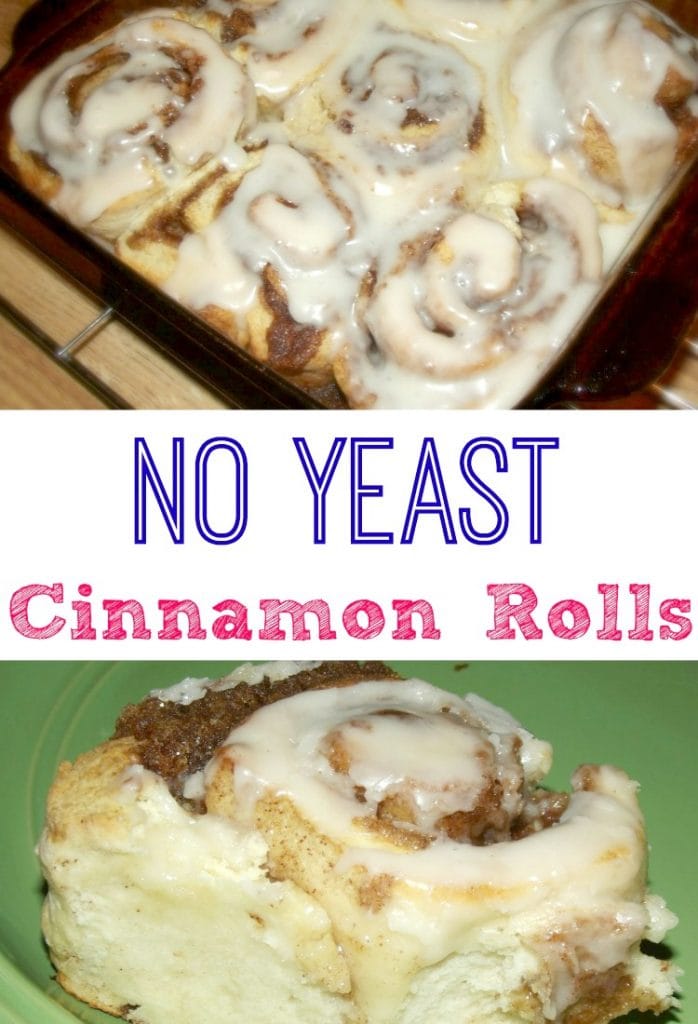 Quick and Easy Homemade Cinnamon Rolls with No Yeast!