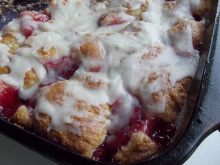 Cherry Coffee Cake Using Bisquick!