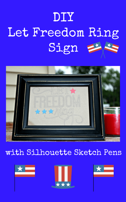 Let Freedom Ring 4th of July Inspired Sign + Deal on Silhouette